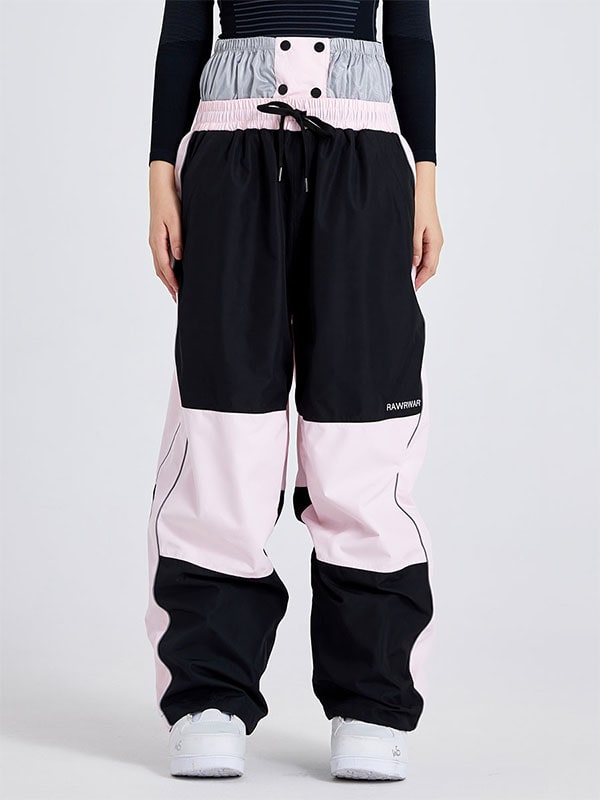 Women's Dook Snow Fancy Block Baggy Snowboard Pants | Snowverb