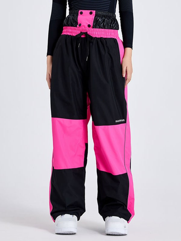 Women's Dook Snow Fancy Block Baggy Snowboard Pants | Snowverb