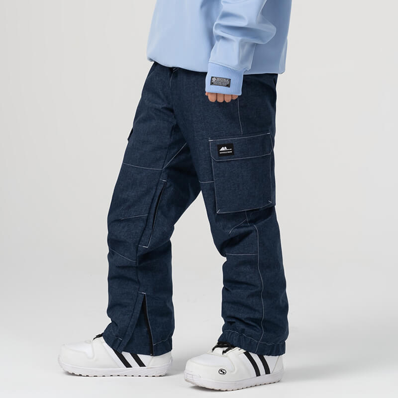 Men's SnowGuard Insulated Denim Snow Pants | Snowverb