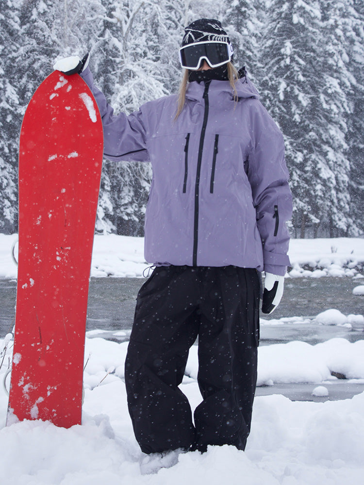 Women's Rabbit Snow ChillRider Thermal Mountain Pro Baggy Snow Suits ...