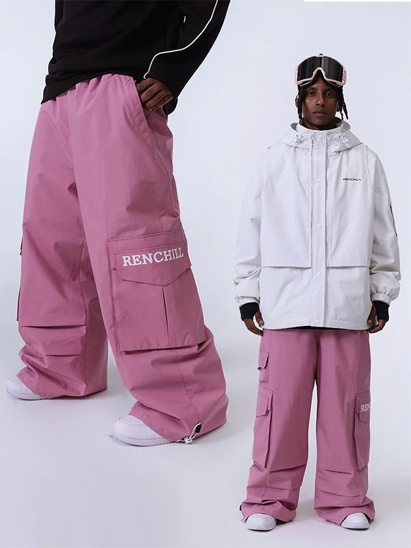 Womens RenChill Mountain Oversize Baggy Snow Pants Freestyle Ski Pants ...