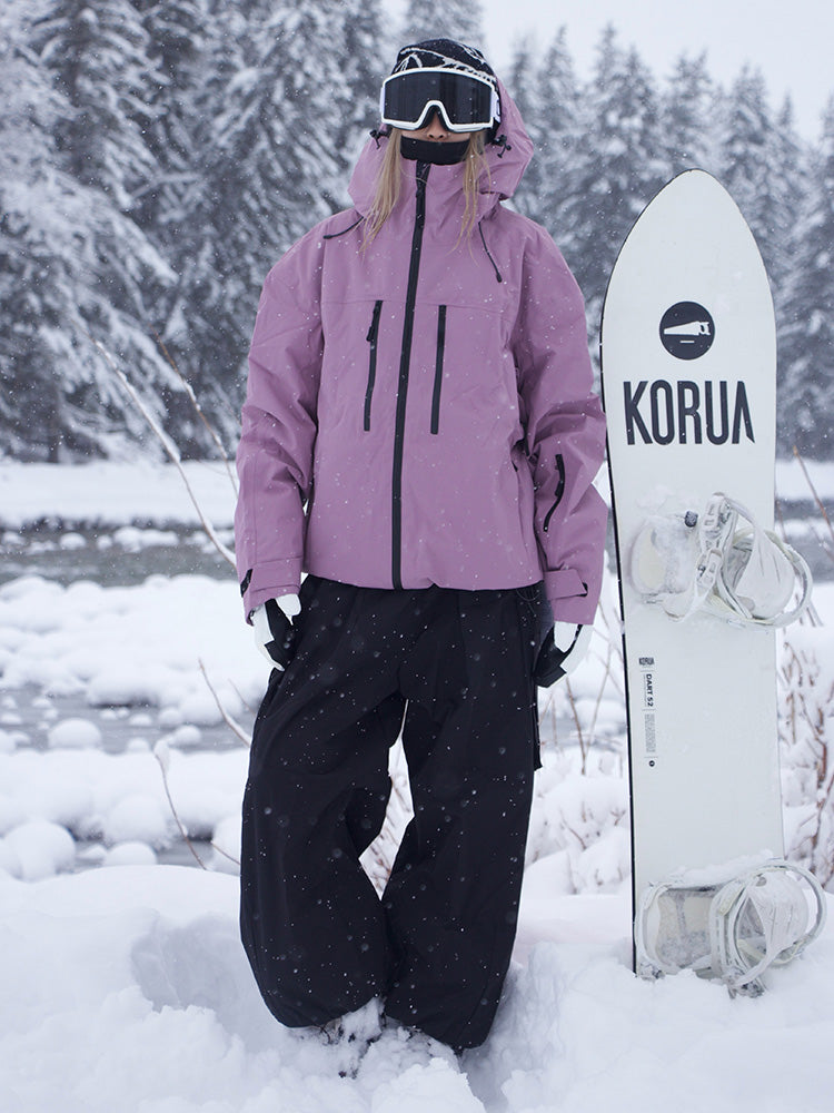 Women's Rabbit Snow ChillRider Thermal Mountain Pro Baggy Snow Suits ...