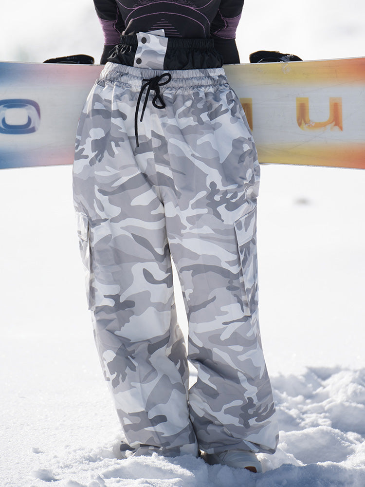 Women's Rabbit Snow Freestyle Prime Baggy Camo Snowboard Pants | Snowverb
