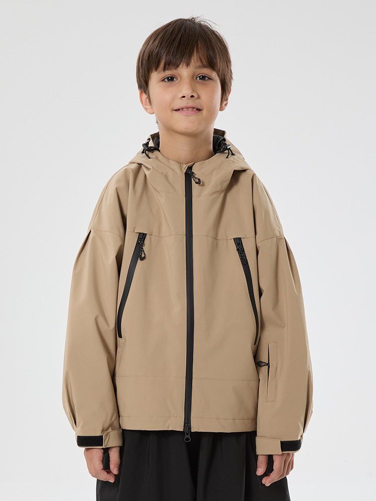 Boys Snow Hopper Bunny Ear Hooded Waterproof Thermal Snow Jacket | Snowverb