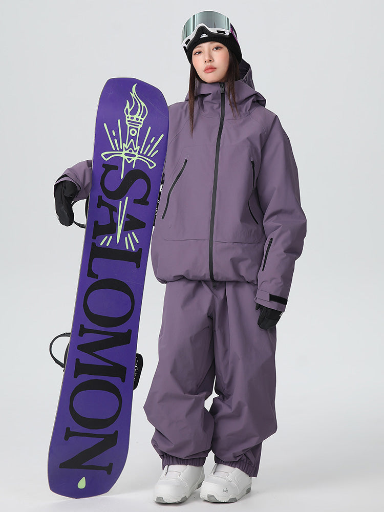 Womens Searipe Unisex Durable Mountain Pro All-Terrain Baggy Snow Suit ...