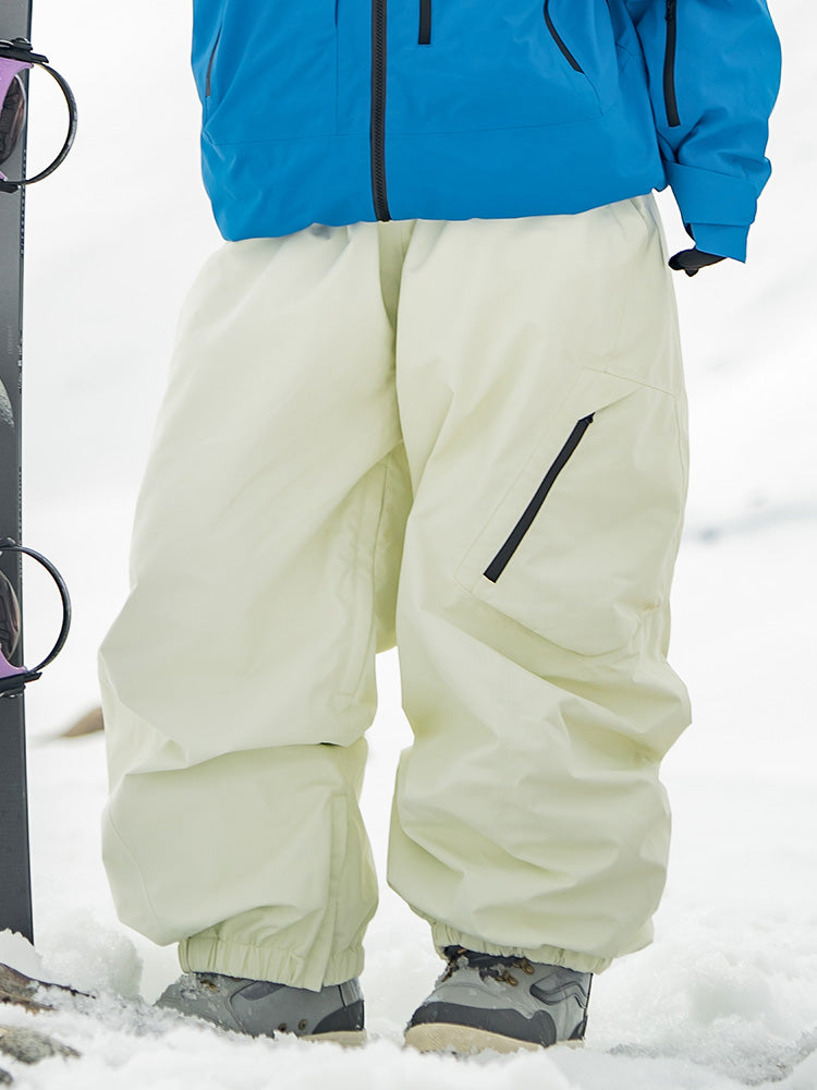 Women's John Snow Alpine Breaker All-Weather Baggy Cargo Snow Pants ...