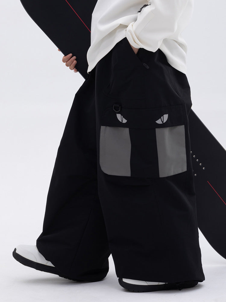 Men's Snowverb Skyguard Utility Extra Baggy Cargo Snow Pants | Snowverb