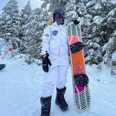 Womens SMN Nasa Ski Jumpsuit Slope Star Nasa Ski Suit Winter Snowsuits ...