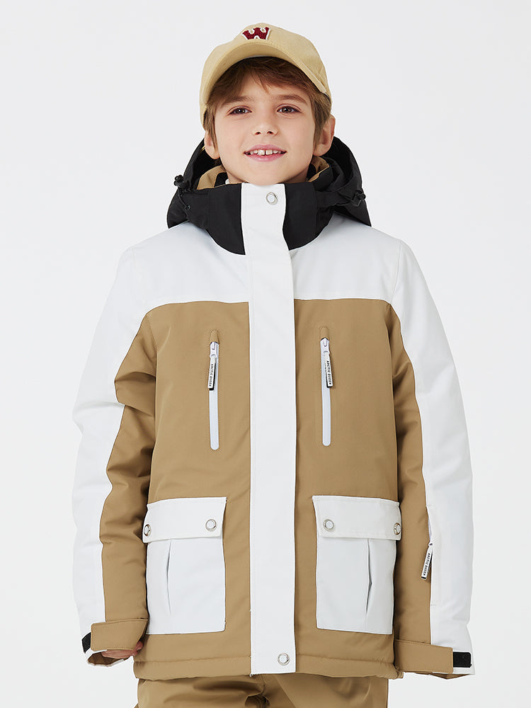 Kid's Unisex Mountain Lover Waterproof Snow Jacket | Snowverb