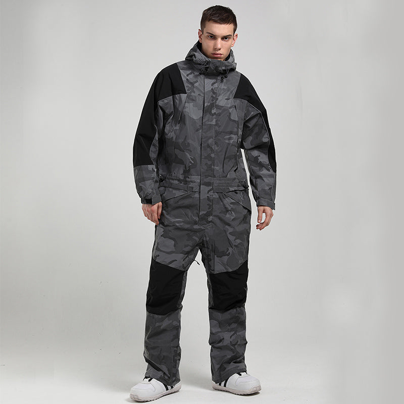 Men Gsou Snow Mountain Destroyer Snowshred One Piece Ski Suits ...