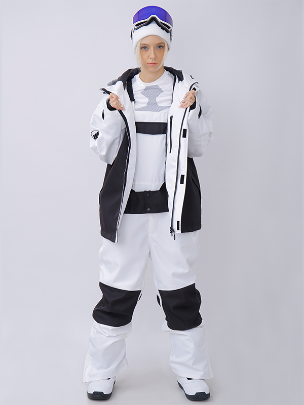 Women's Snowverb Alpine Ranger Colorblock Reflective Snow Suits | Snowverb