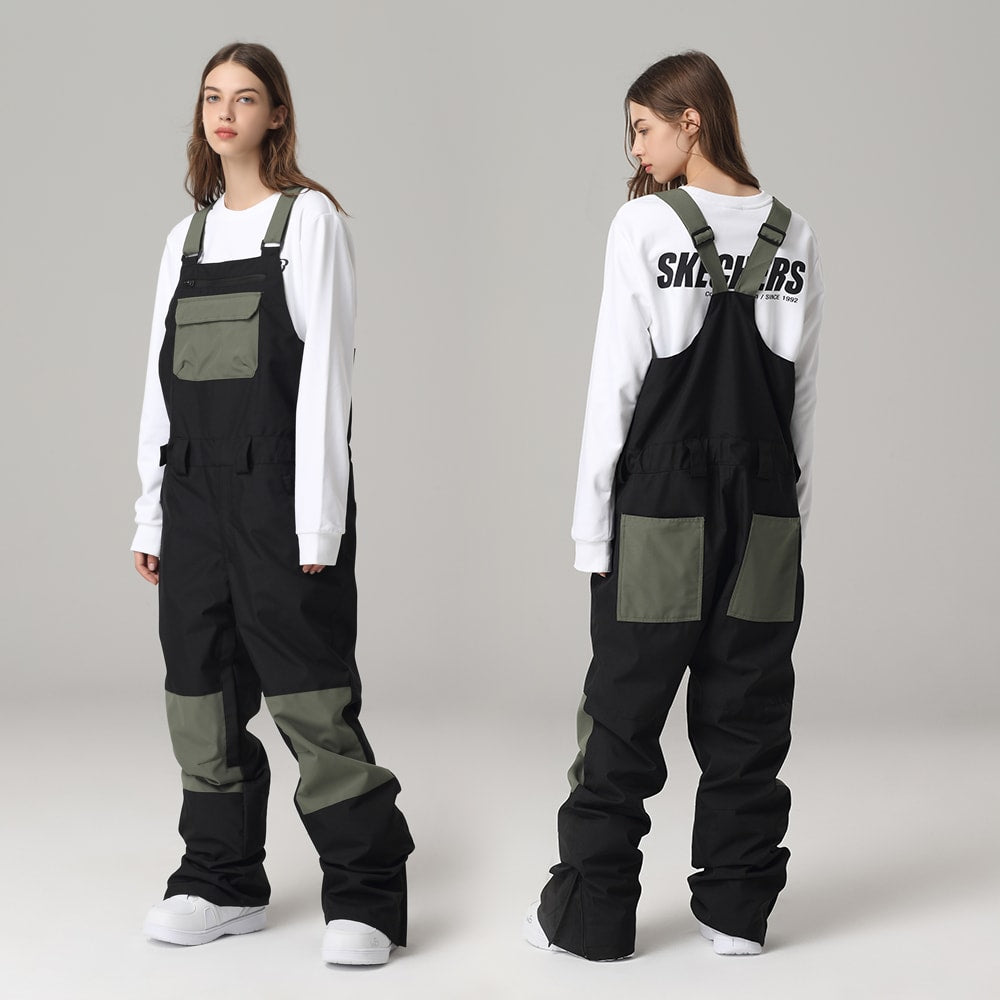 Women Searipe Unisex Stylish Mountain DIscover Snowboard Pants Ski Bib ...