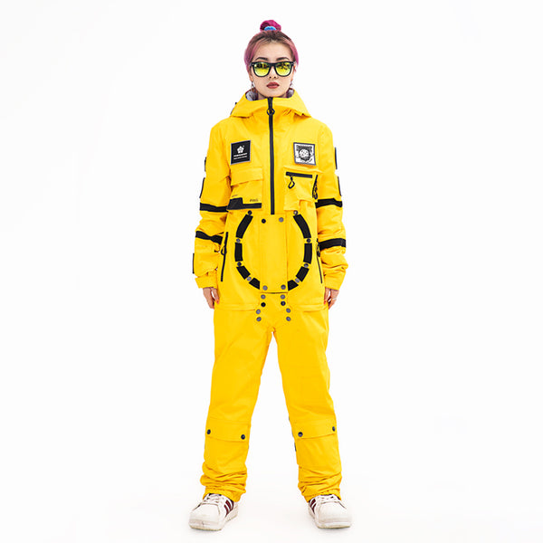 Men's PINGUP Nasa Space Station One Piece Snowboard Suits | Snowverb