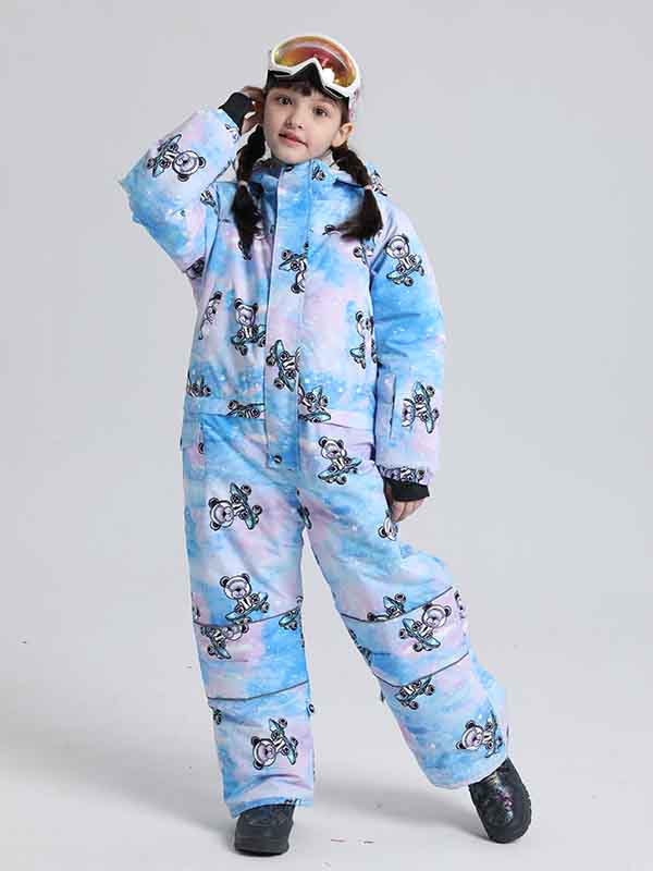 Girl & Boy's Animal World One Piece Snowsuits | Snowverb