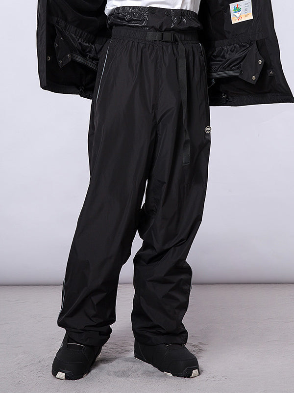 Men's Dook Snow Stripe Elastic Waterproof Snowboard Ski Pants | Snowverb