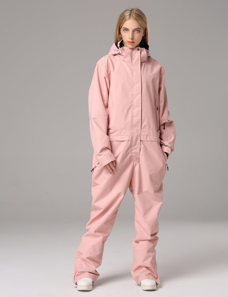 Ski Suit One Piece SEARIPE Women's Snowsuit - Waterproof Winter ...